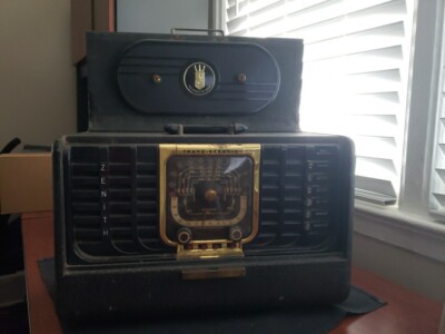 VINTAGE ZENITH G500 TRANS-OCEANIC TUBE SHORTWAVE RADIO WORLD-WIDE FOR ...