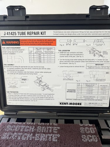 Kent Moore J41425 Tubing Repair Kit With 10 Fittings for sale online | eBay
