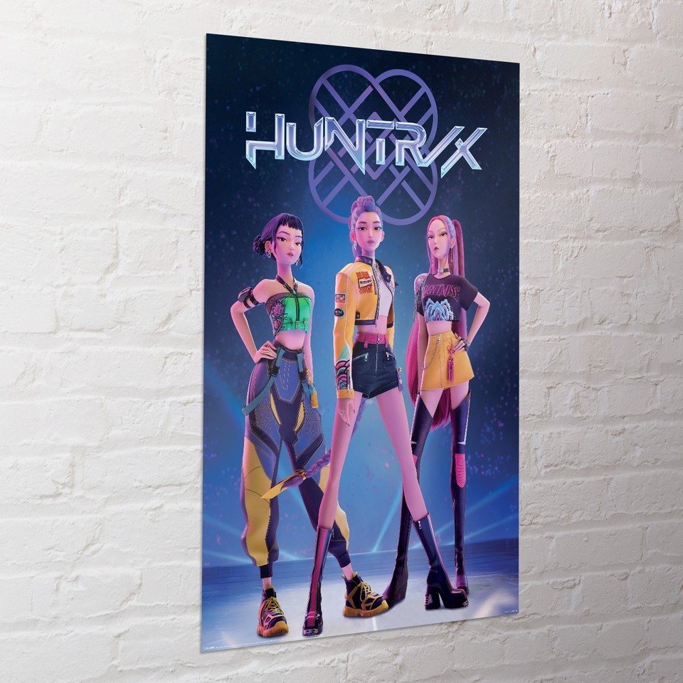 K-Pop Demon Hunters Huntrix Poster, Collectors Print - Official 30 x ...