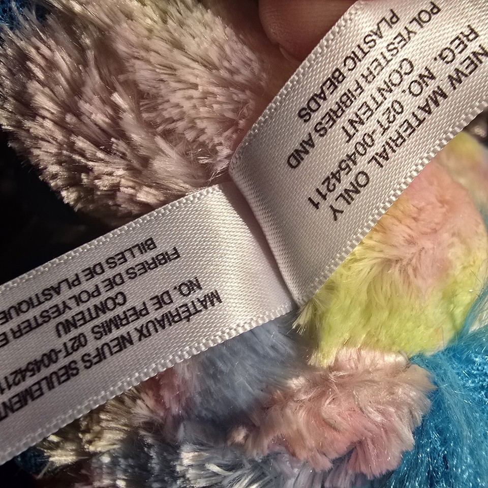 TY Beanie Boos TySilk Blitz Pastel Unicorn 6" Plush Blue Sparkle Horn ...