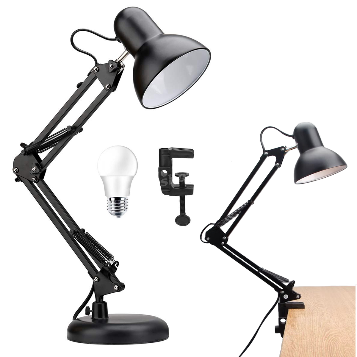Replacement For Swing Arm Lamp Clamp Swing Arm Desk Lamp With Clamp,