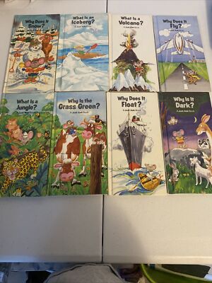 Lot Set Of 8 Vintage "A Just Ask Book" Weekly Reader 1980s Why What ...