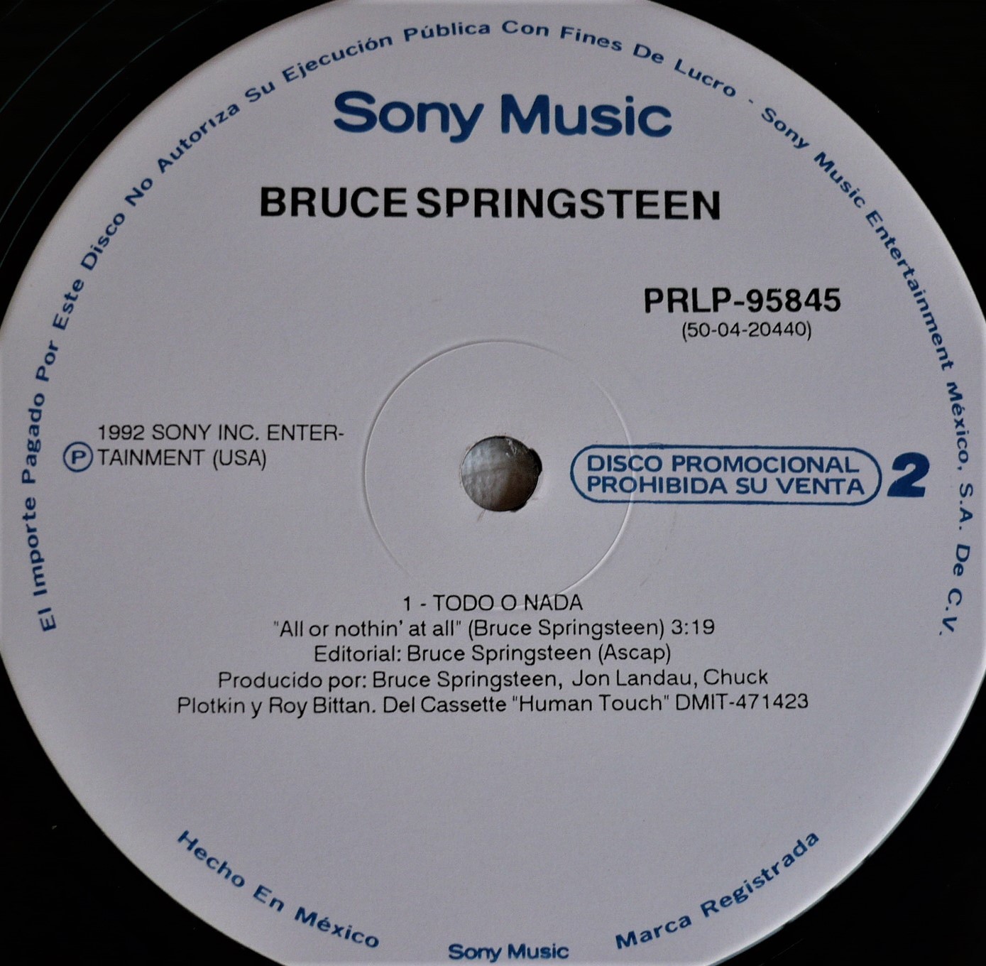 BRUCE SPRINGSTEEN 2 MEXICO PROMO's - TODO O NADA + 57CANALES ...