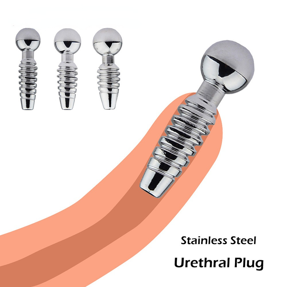 Hollow Metal Steel Urethral Stretcher Through-hole Urethral Penis Plug ...