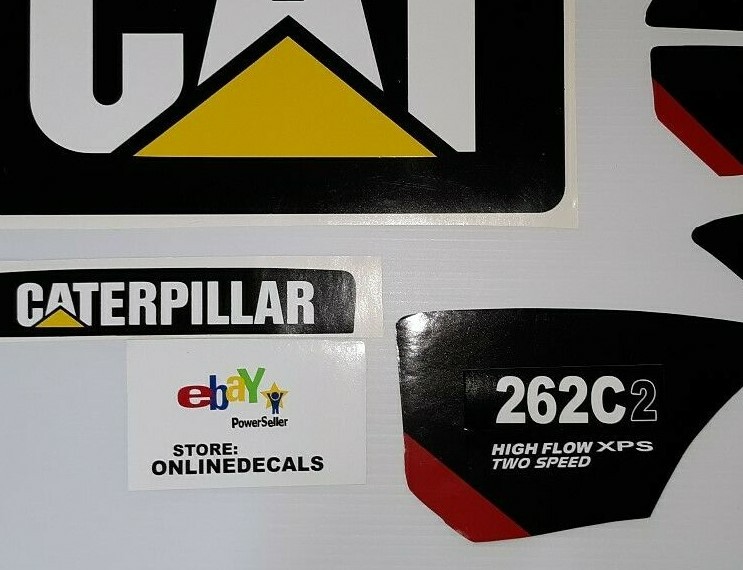 Caterpillar 262 C2 High Flow XPS 2 Speed Decal Kit Equipment Decals ...