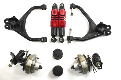 2002 Suzuki Quadmaster 50 Front A-Arms with Shocks and Spindle Hubs ...