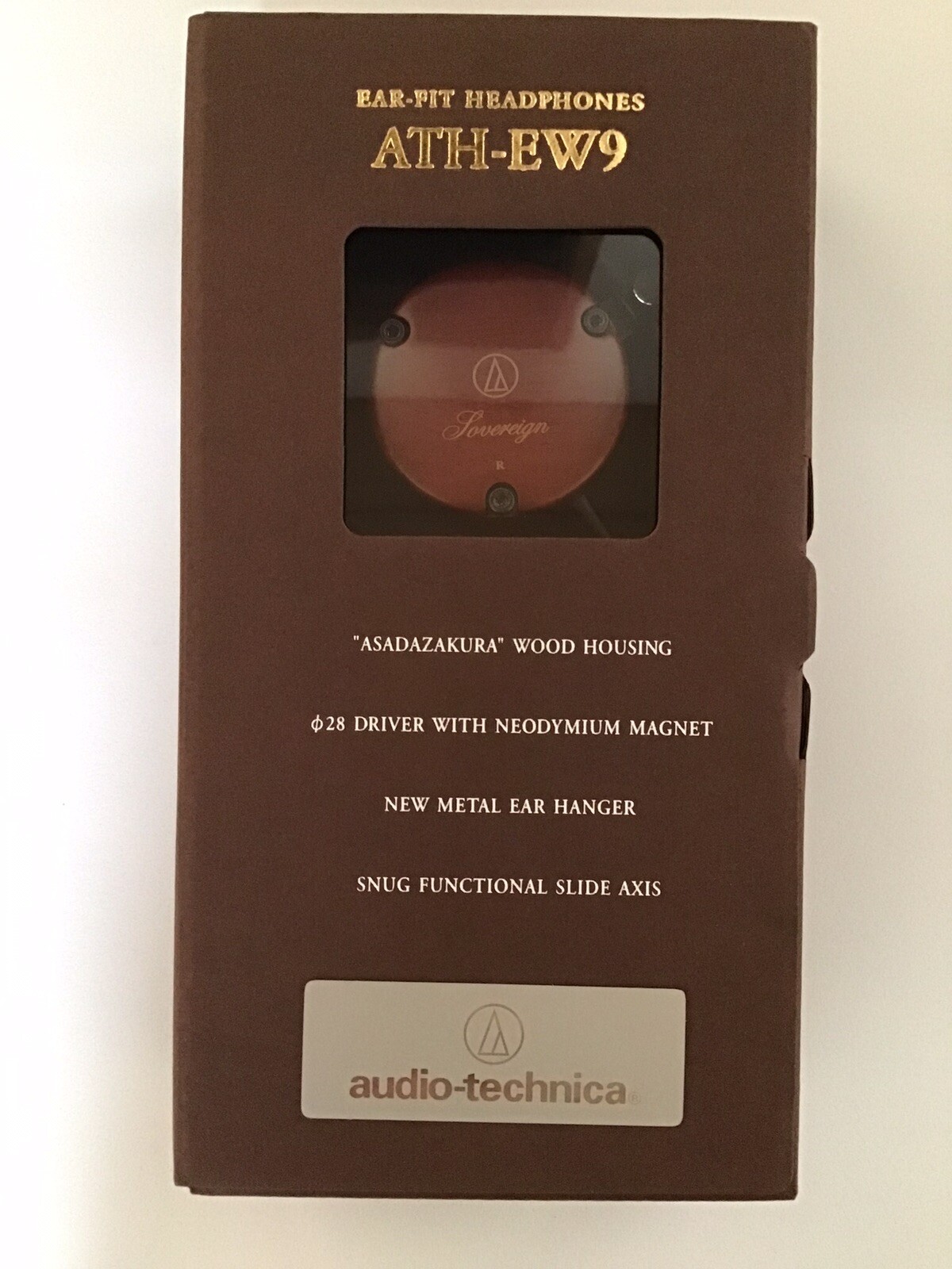 Audio-Technica ATH-EW9 Ear Fit Clip-On Headphones Asada Wood From Japan ...