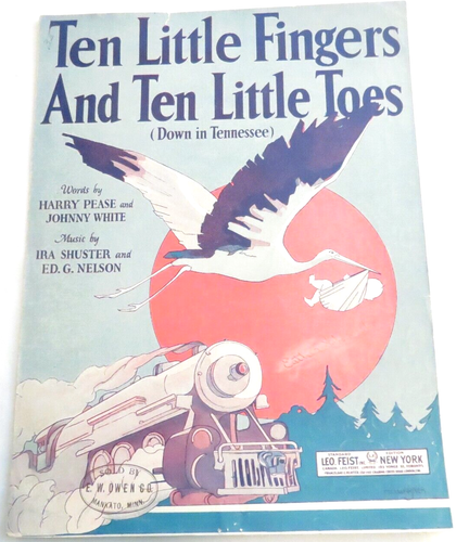 Ten Little Fingers and Ten Little Toes Down In Tennessee Sheet Music ...