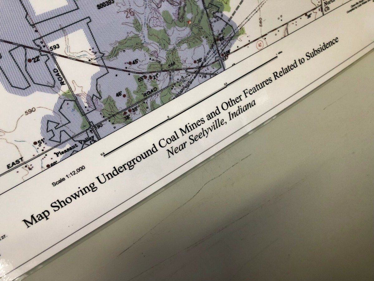 Indiana Underground Mine Maps SC MS 0415 Lehigh Coal And Navigation