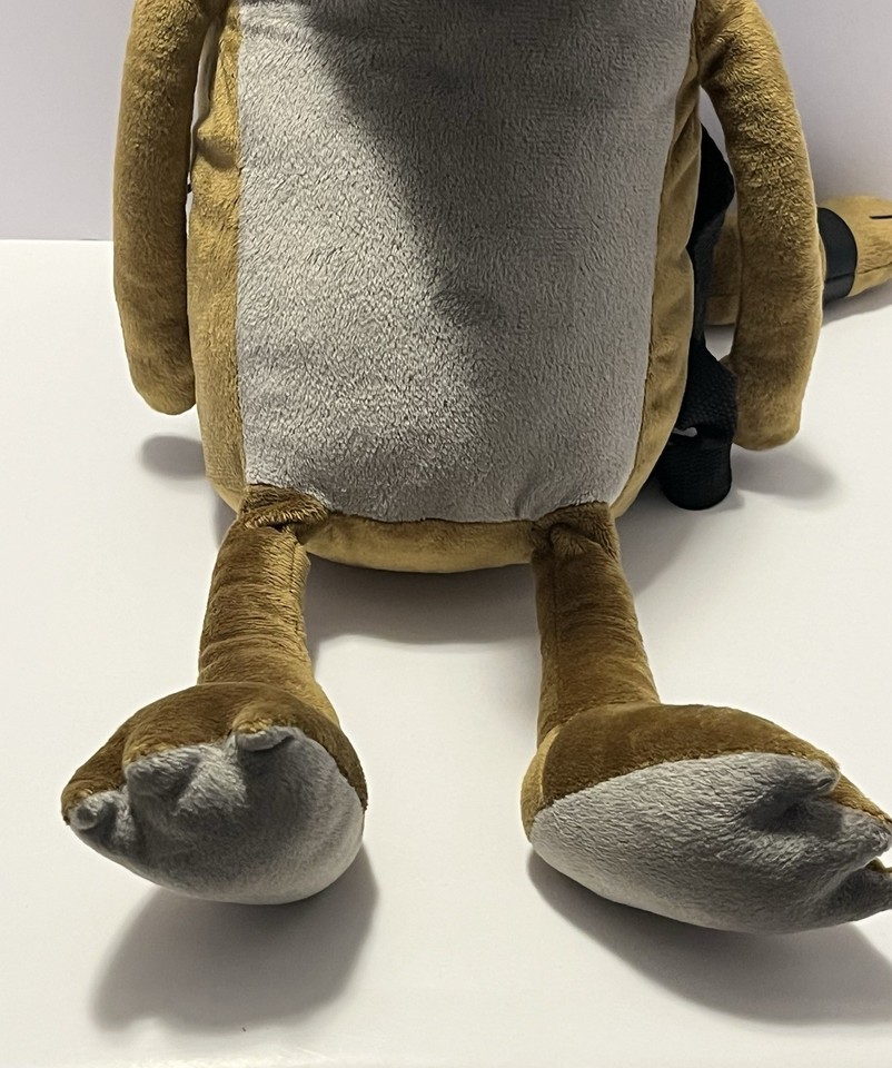 Regular Show RIGBY Plush Toy SAMPLE PROTOTYPE Backpack 18” Cartoon ...