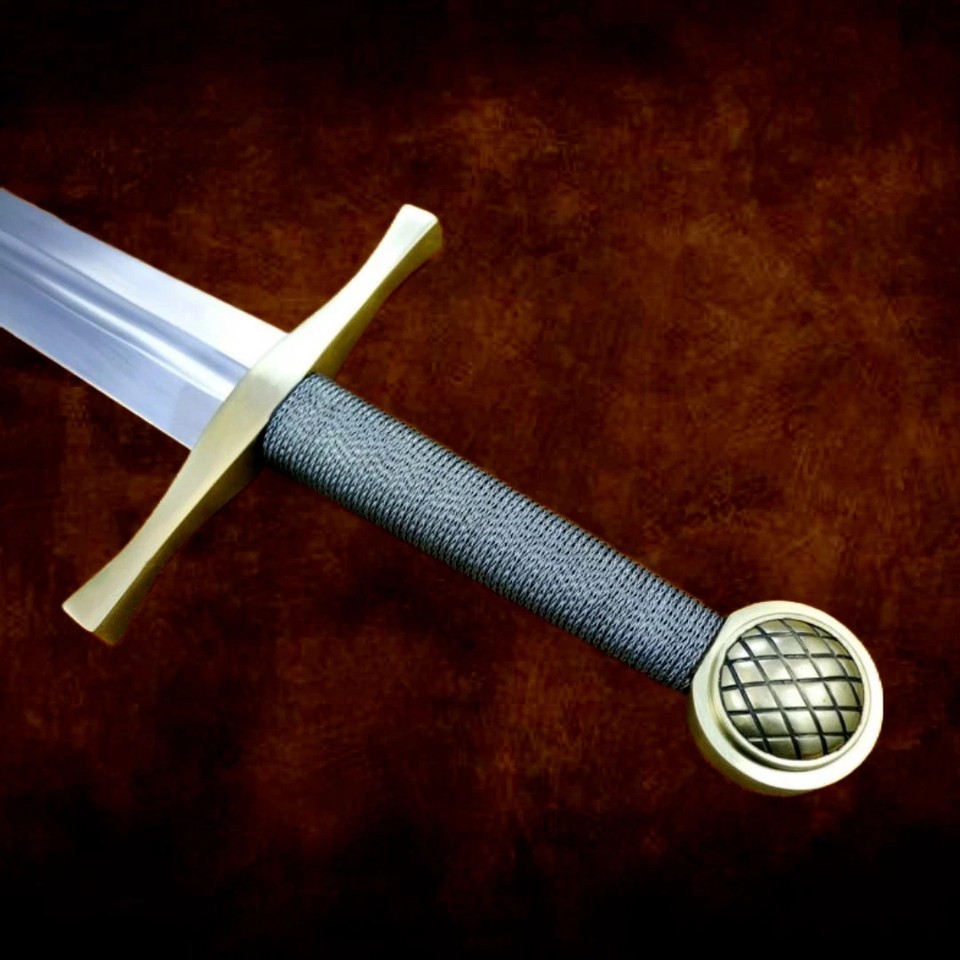 HANDMADE THE KING ARTHUR D2 STEEL BLADE EXCALIBUR MEDIEVAL SWORD Traiff ...