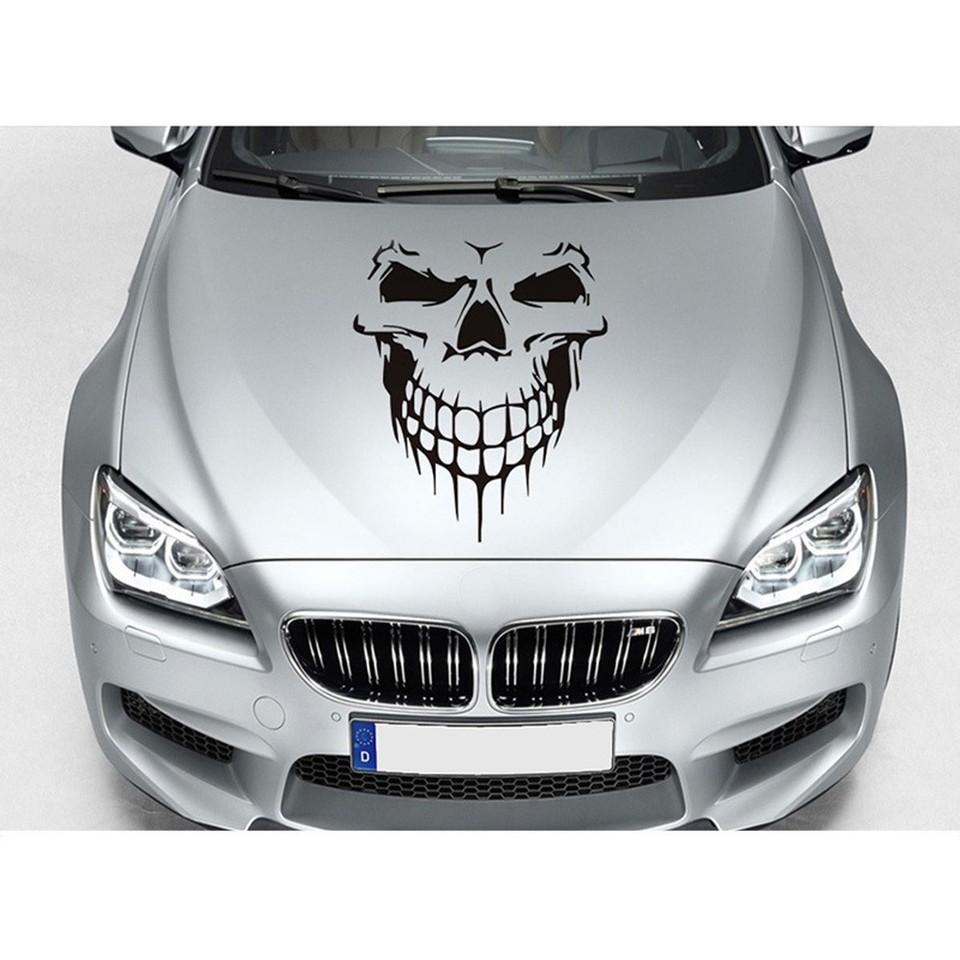 Universal Large Skull Graphic Decorative Sticker Decal Paster Car Truck ...