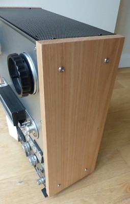 Solid oak side panels for Sony TC-765 or TC766-2 reel to reel tape ...