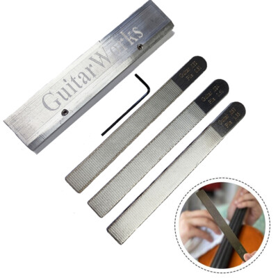 3/4pc Guitar Nut Files Fret Crowning Slot Filing Luthier Repair-Tool ...