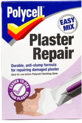 Polycell Plaster Repair Powder 1.8kg repairing large areas of damaged ...