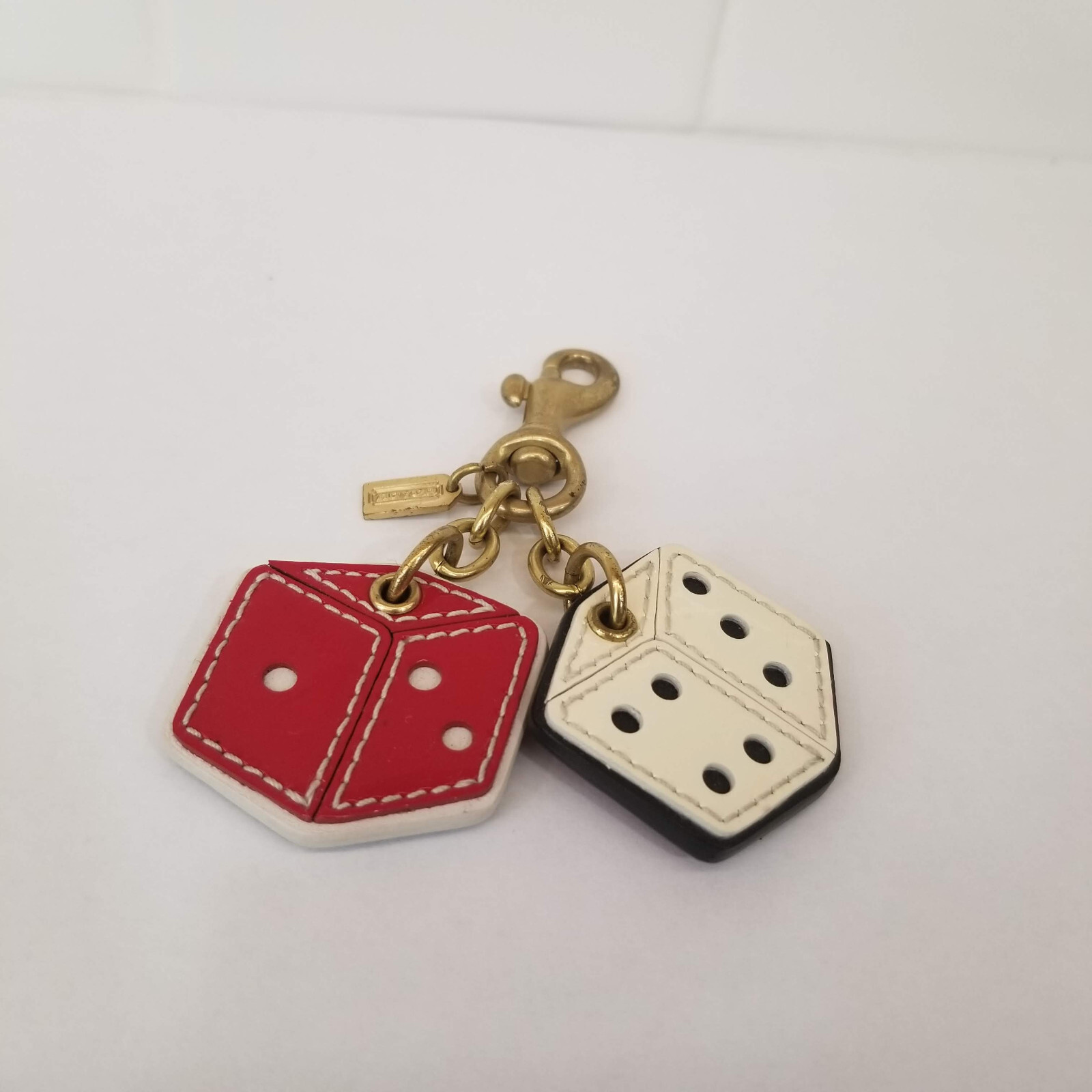 Coach Patent Leather Dice Bag Charm 92221 for sale online | eBay