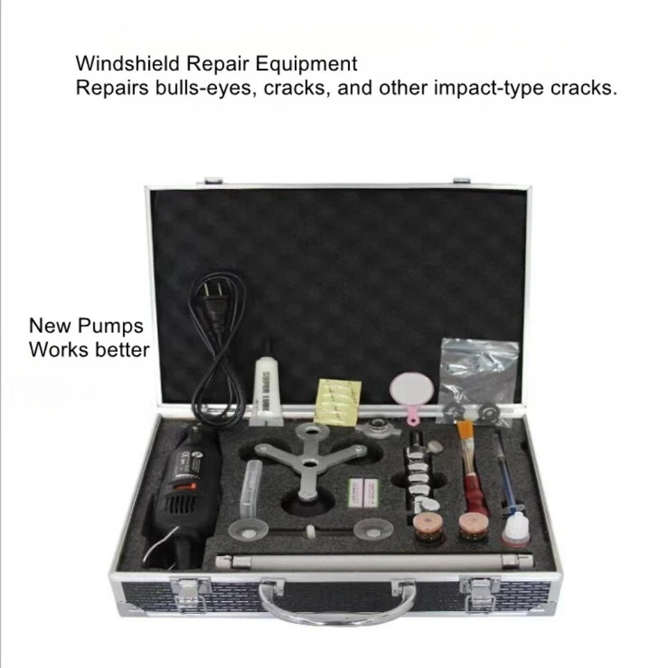 Car Windshield Repair Kit Cracks Crack Clear Repair Fluid Resin Glue ...