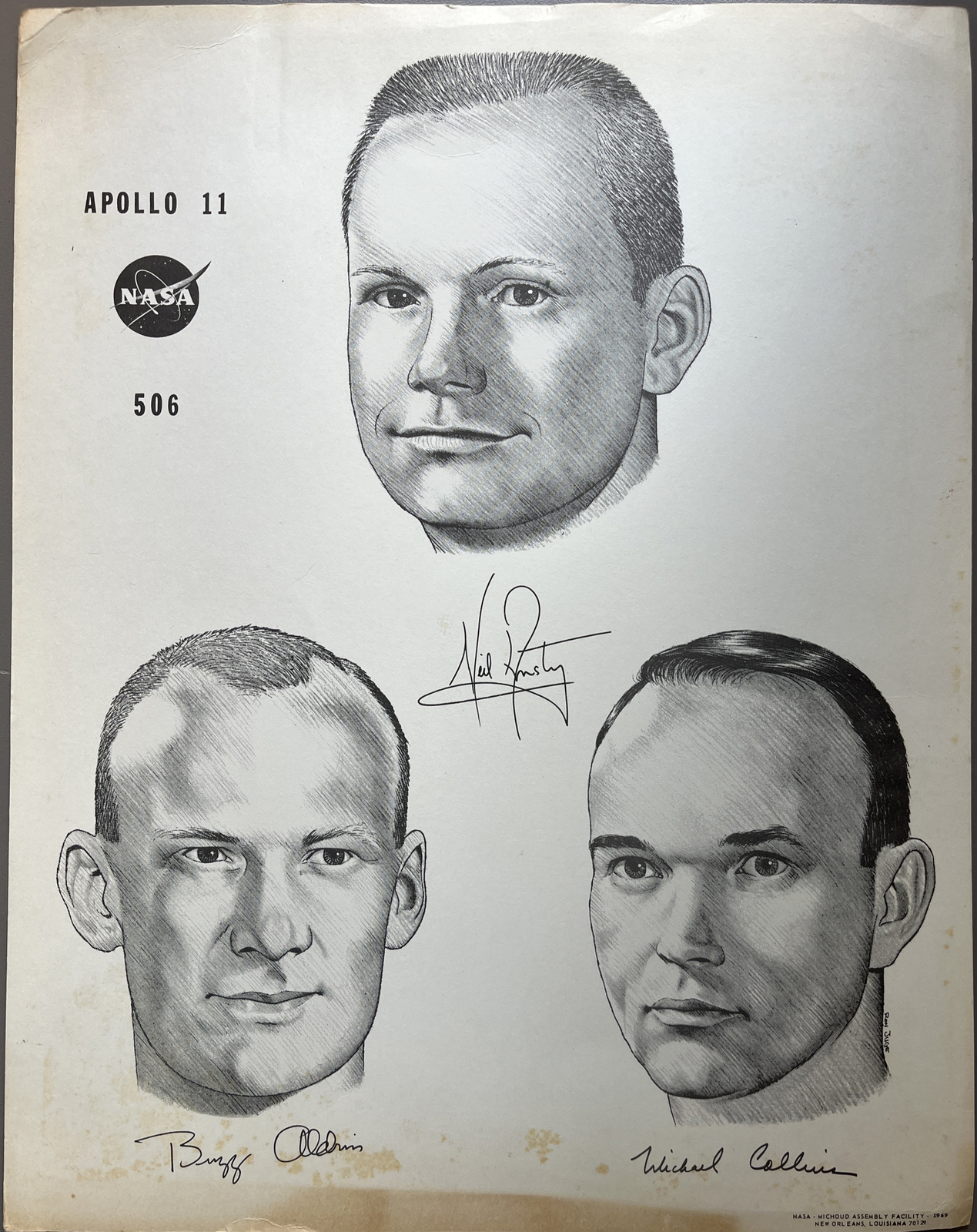 Nasa Astronauts Sketch