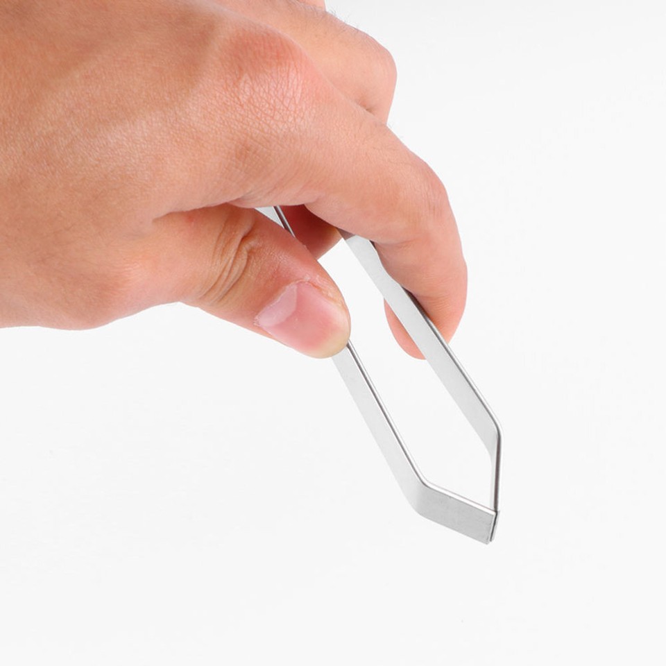 4 Pcs Fishbone Clamp Hair Plucker Pointed Tweezers Precision Remover | eBay