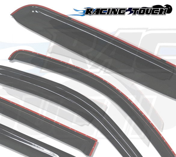 In Channel Window Visor Deflector Rain Guard Sunroof 5pc For Dodge ...