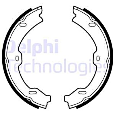 DELPHI Parking Brake Shoe Set For MERCEDES C216 W216 W221 05-13 ...