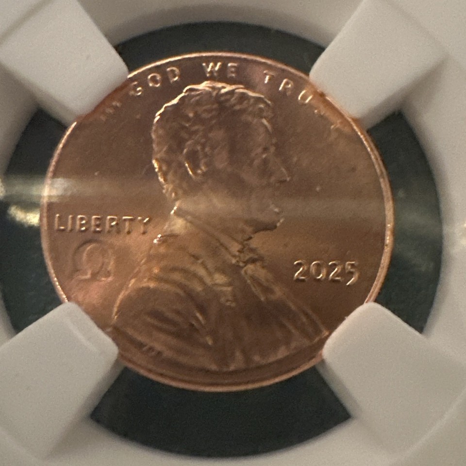 2025 P Lincoln Penny Cent OMEGA Ω Counter-Stamp IN STOCK Ready To Ship ...