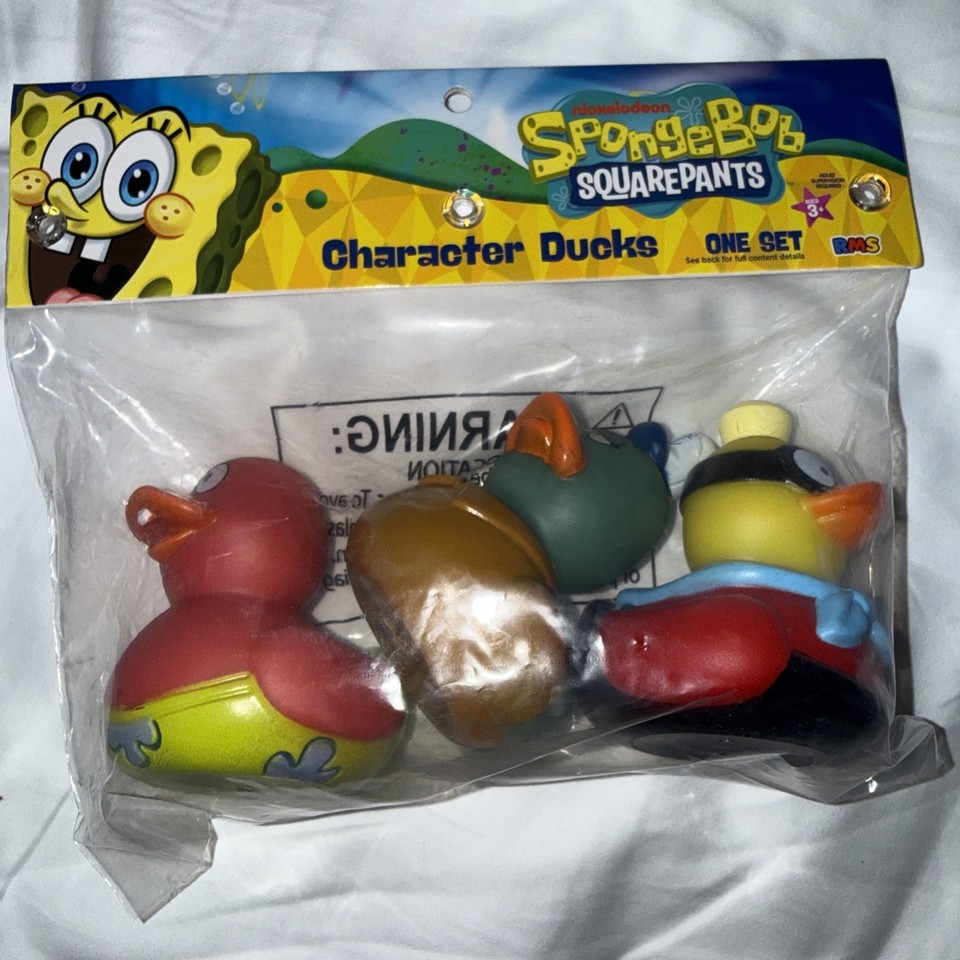 SpongeBob SquarePants Character Rubber Ducks (9 Ducks/ 3 Sets) | eBay UK