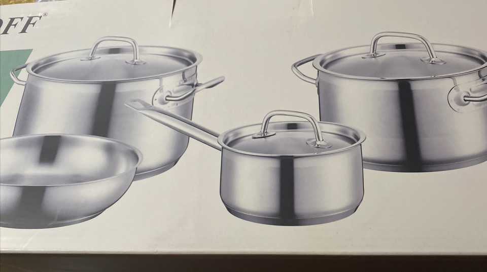 Berghoff Hotel 7pc Stainless Steel Cookware Set | eBay