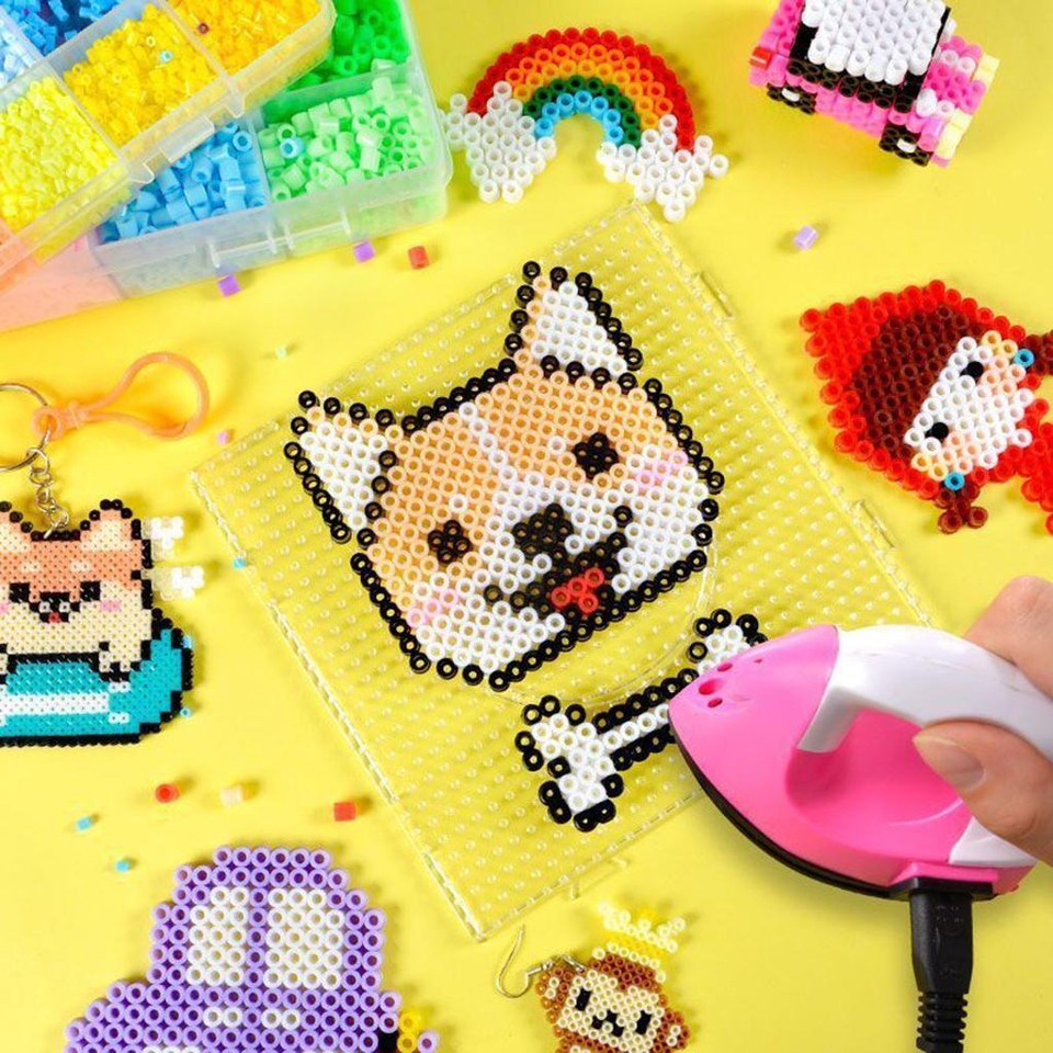 Hama Beads Handmade Craft Christmas Gift 20 Colors Fuse Beads Kit for ...