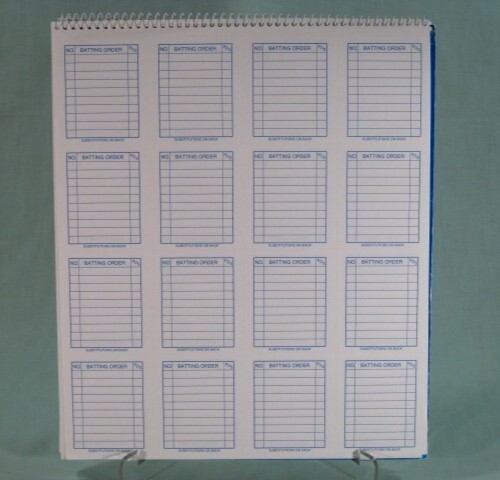 SCOREBOOK MacGregor Baseball & Softball 60 Games 16 Players Scoresheets ...