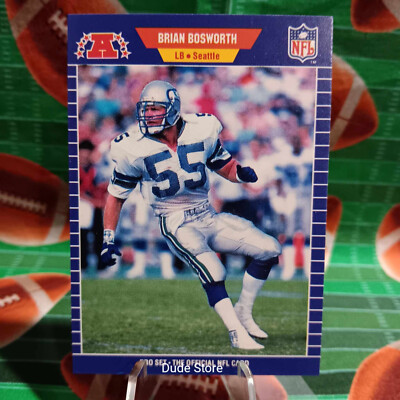 1989 NFL Pro Set - Brian Bosworth #391 - Seattle Seahawks | eBay