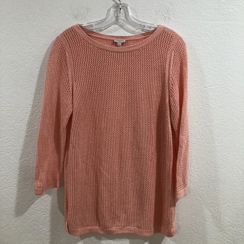 Talbots Tunic Length Open Weave Sweater, Size S | eBay