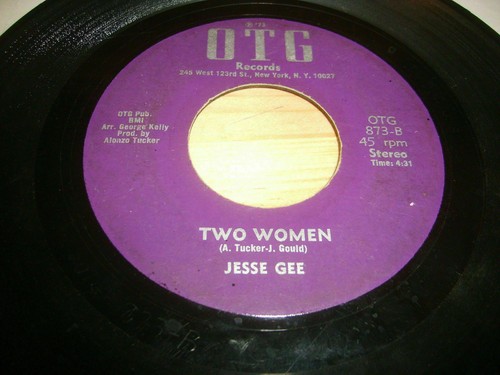 Jesse Gee Northern Soul Blues 45 rpm OTG Record Label Vinyl- GOOD | eBay