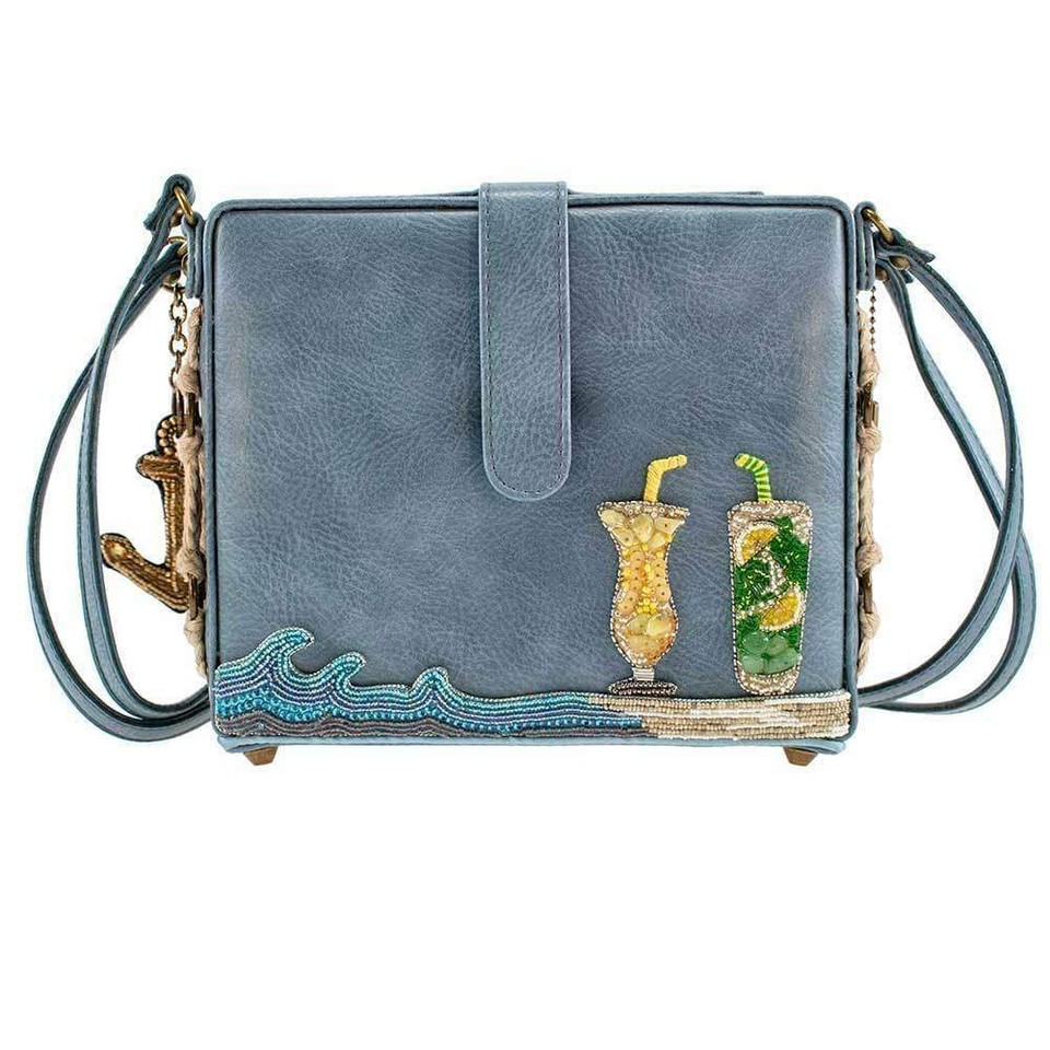 Mary Frances All Aboard Embellished Cruise Ship Crossbody Handbag Purse ...