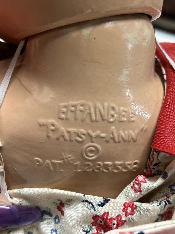 Effanbee Patsy Ann Composition 17.5” Doll 1930s Antique Vintage Dress ...