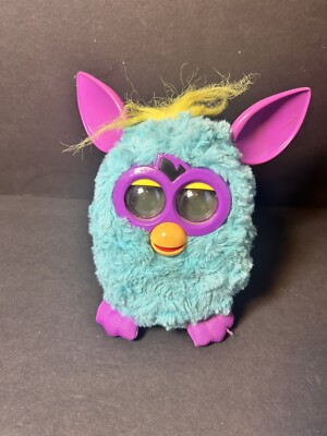 Hasbro Furby Lagoona 2012 Electronic Toy Moving Teal Purple Interactive ...