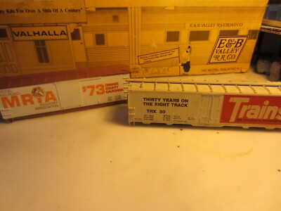 HO trains; Two nice shells for model train convention and trains ...