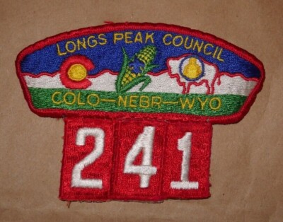 Vintage Boy Scouts Council Patch Longs Peak Council Colorado Wyoming | eBay