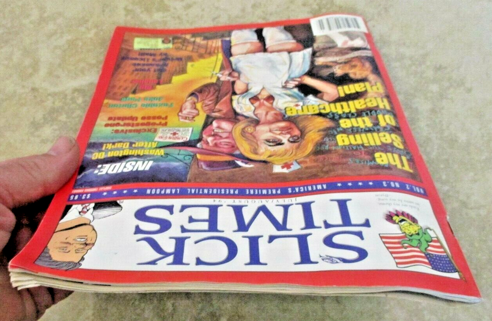 Rare! Slick Times Magazine July Aug 1994 Bill & Hillary Clinton ...