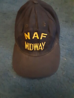 Midway Hat ,Military Vintage Navy Cap NAF MIDWAY. 1982 | eBay