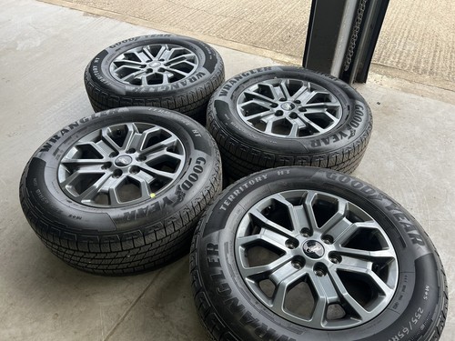 GENUINE 18" FORD RANGER WILDTRAK ALLOY WHEELS AND TYRES SET (x4) NEW | eBay