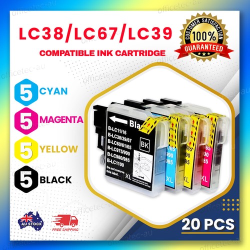 20x Generic Ink LC-38 LC67 for Brother MFC-790CW MFC-795CW/990CW/J615W ...