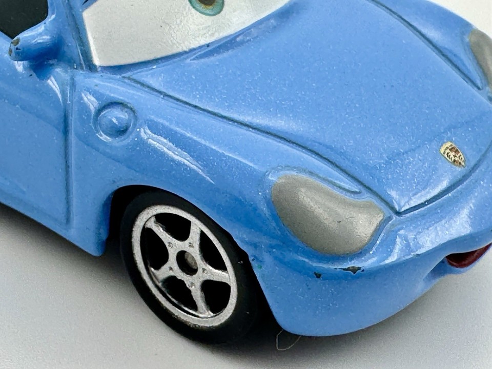 Disney Pixar Cars SALLY CARRERA Porsche 911 1:55 Diecast Blue Race Car ...