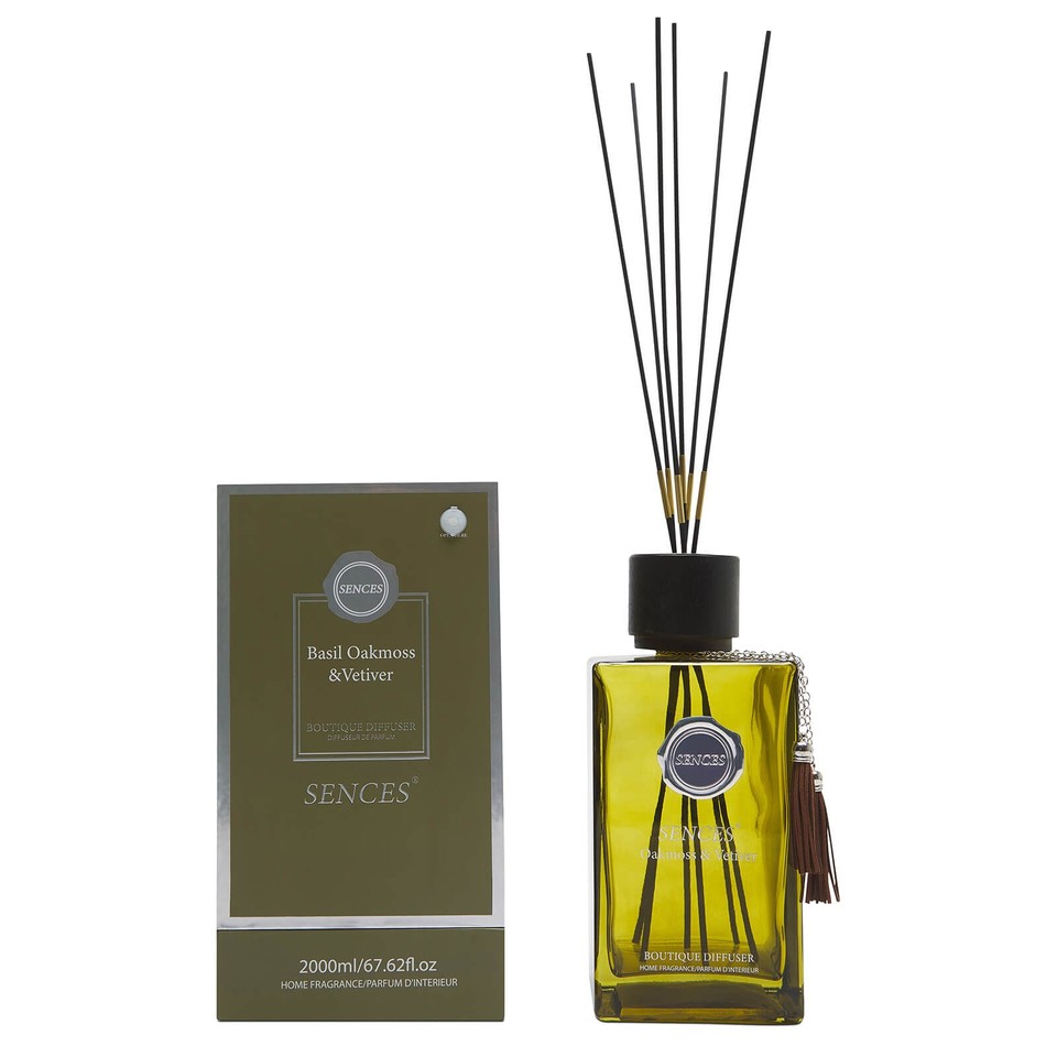 Sences Extra Large Reed Diffuser 2000ml Home Fragrance Long Lasting 6 ...