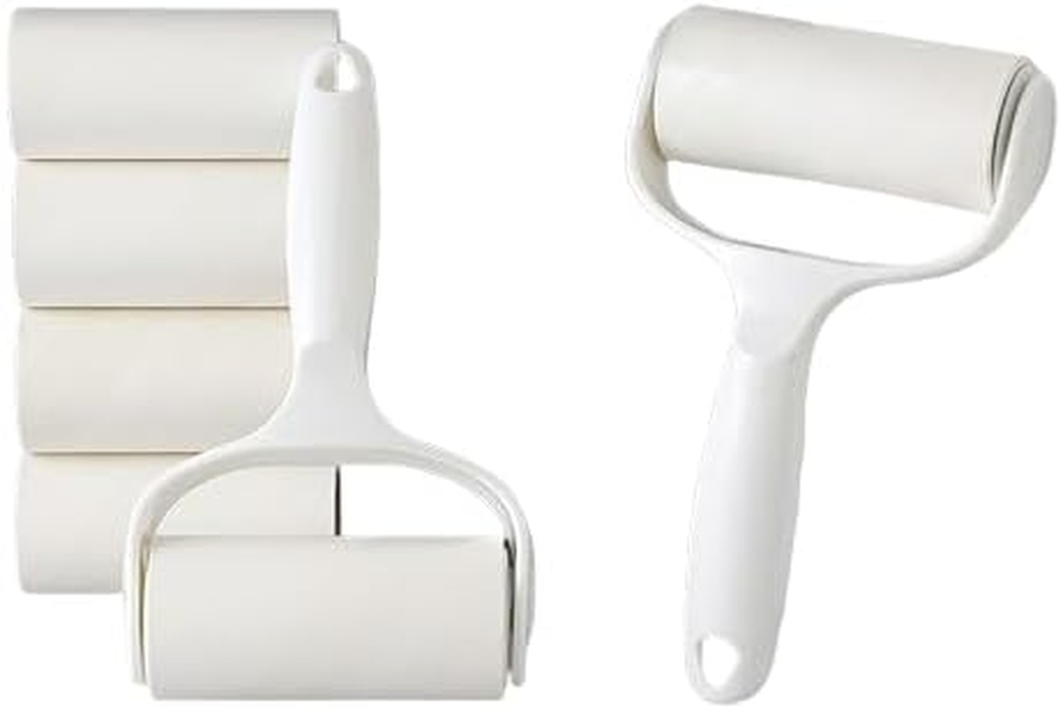 Set of 2 Roller Brush Lint Remover with Replaceable Roll Paper and Felt ...