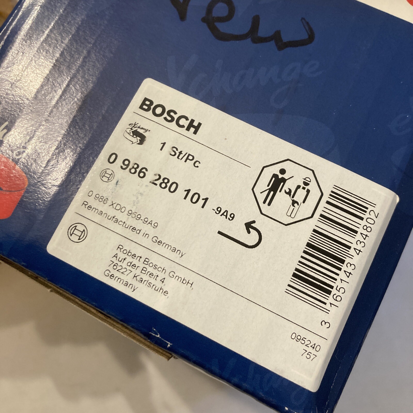 Mass Air Flow Sensor Bosch 0986280101 Reman for sale online | eBay