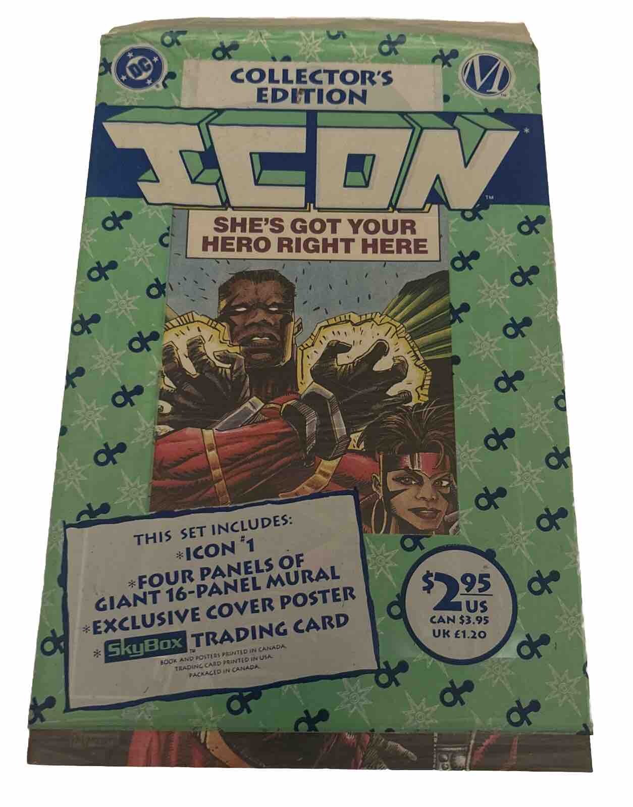 ICON #1 COLLECTORS EDITION POLYBAGGED DC 1ST APPEARANCE NM (box35) | eBay