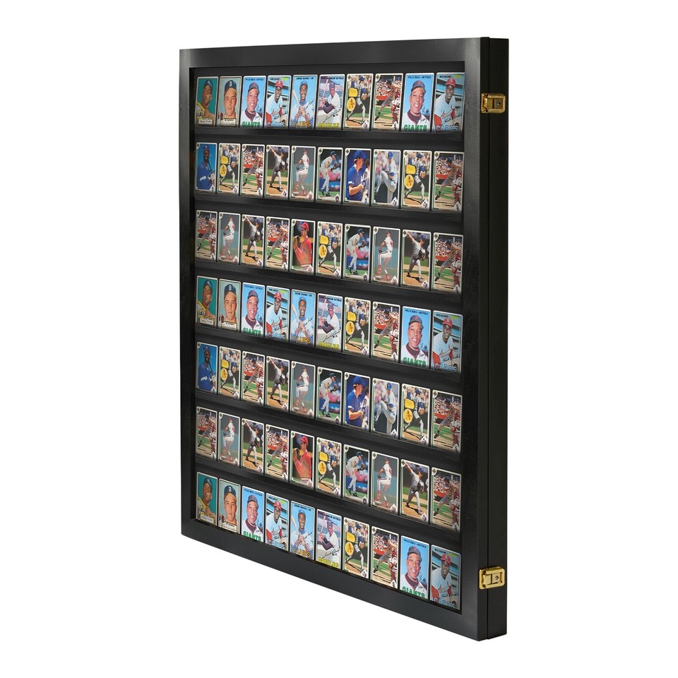 Baseball Card Display Case Sports Card Display Frame Lockable - 70 ...