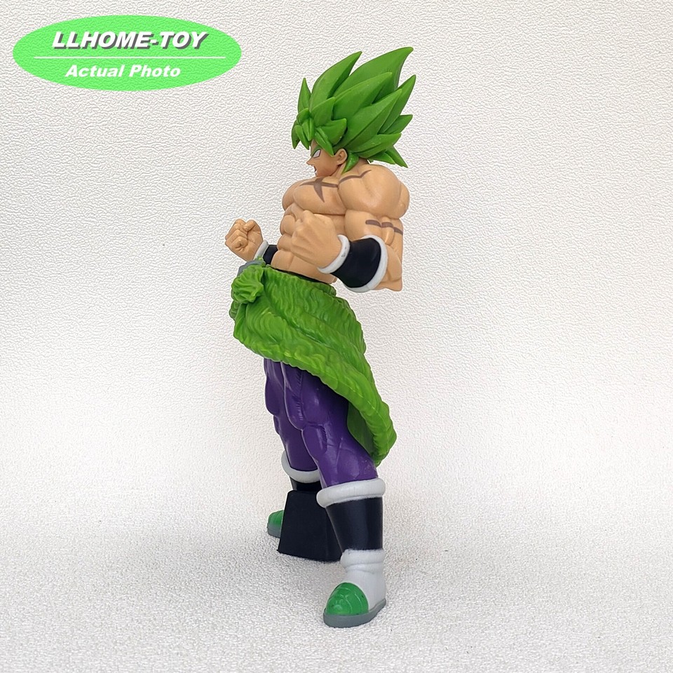 Anime Dragon Ball Z Super Saiyan Broly Broli Angry Green Figure Statue ...