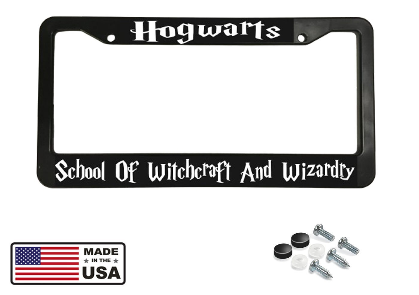 Harry Potter School Of Witches and Wizards Hogwarts Car License Plate ...